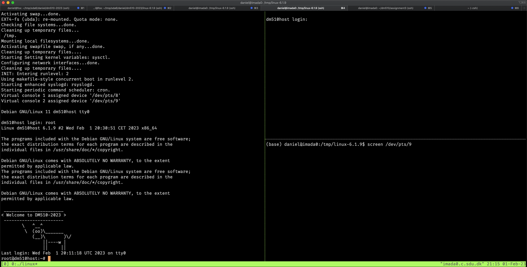 DM510: User Mode Linux at IMADA (preliminary)